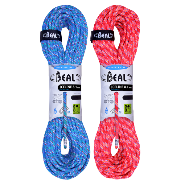 Lina dynamiczna Ice Line Unicore 8,1 mm 2 x 60 m Golden Dry Emerald ...